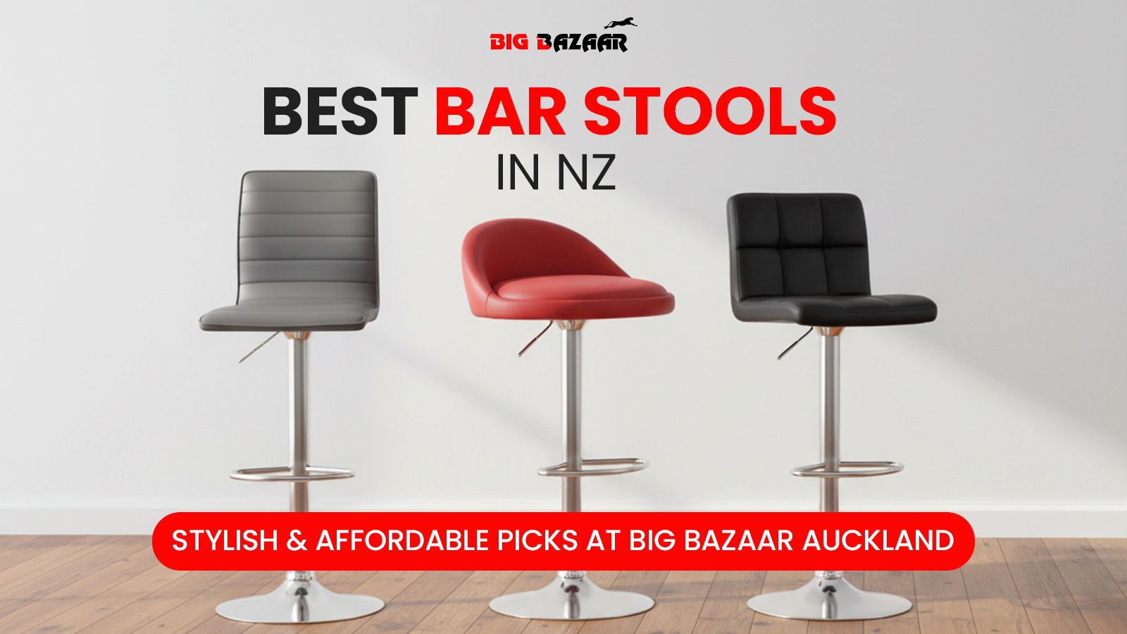 Best Bar Stools in NZ | Affordable Picks at Big Bazaar Auckland