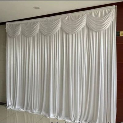 Backdrop with Stitched Swag 3mX6m – Big Bazaar