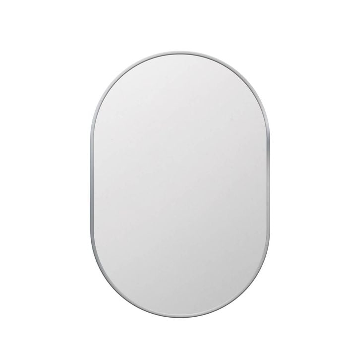 Barelli 750 x 500mm Chrome Modena Pill Shaped Framed Mirror – Big Bazaar