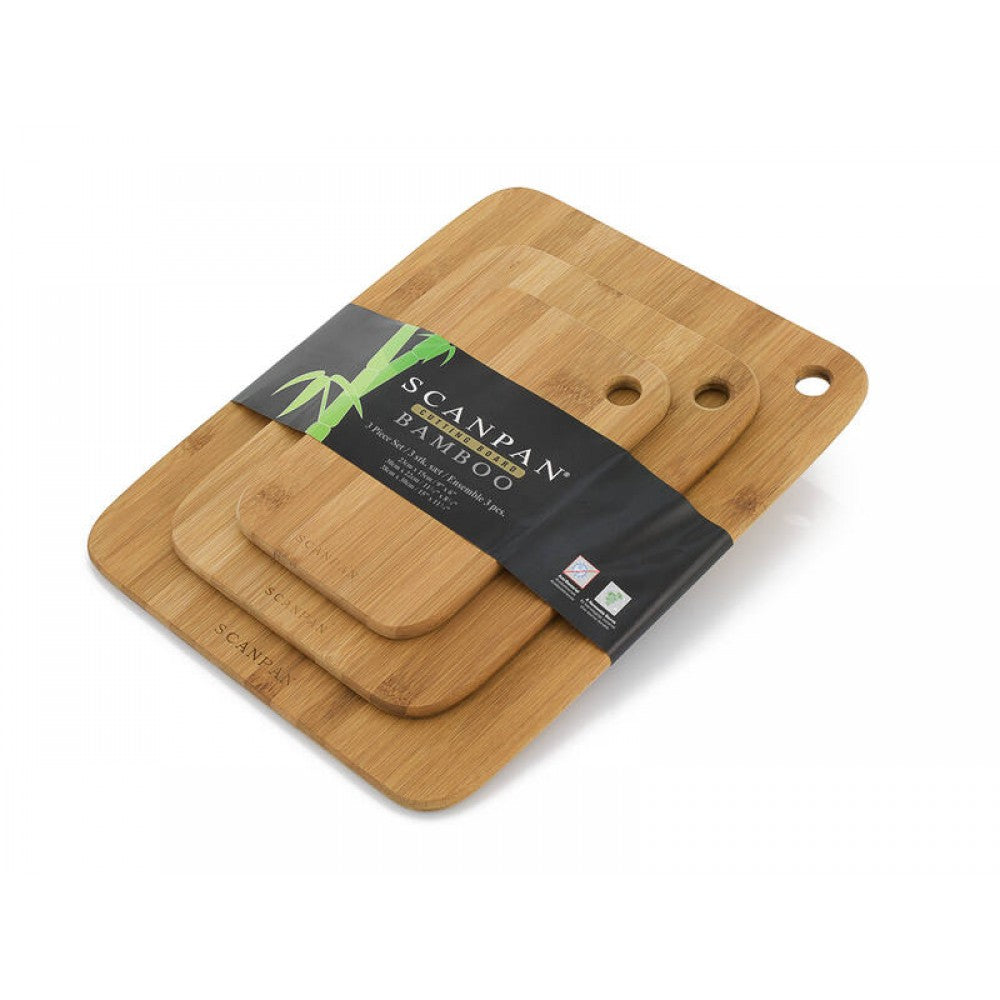 Bamboo Chopping Board 3 Piece Set SCANPAN – Big Bazaar