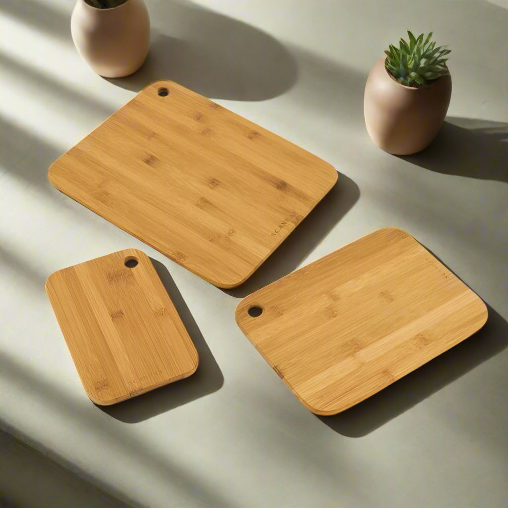 Bamboo Chopping Board 3 Piece Set SCANPAN – Big Bazaar