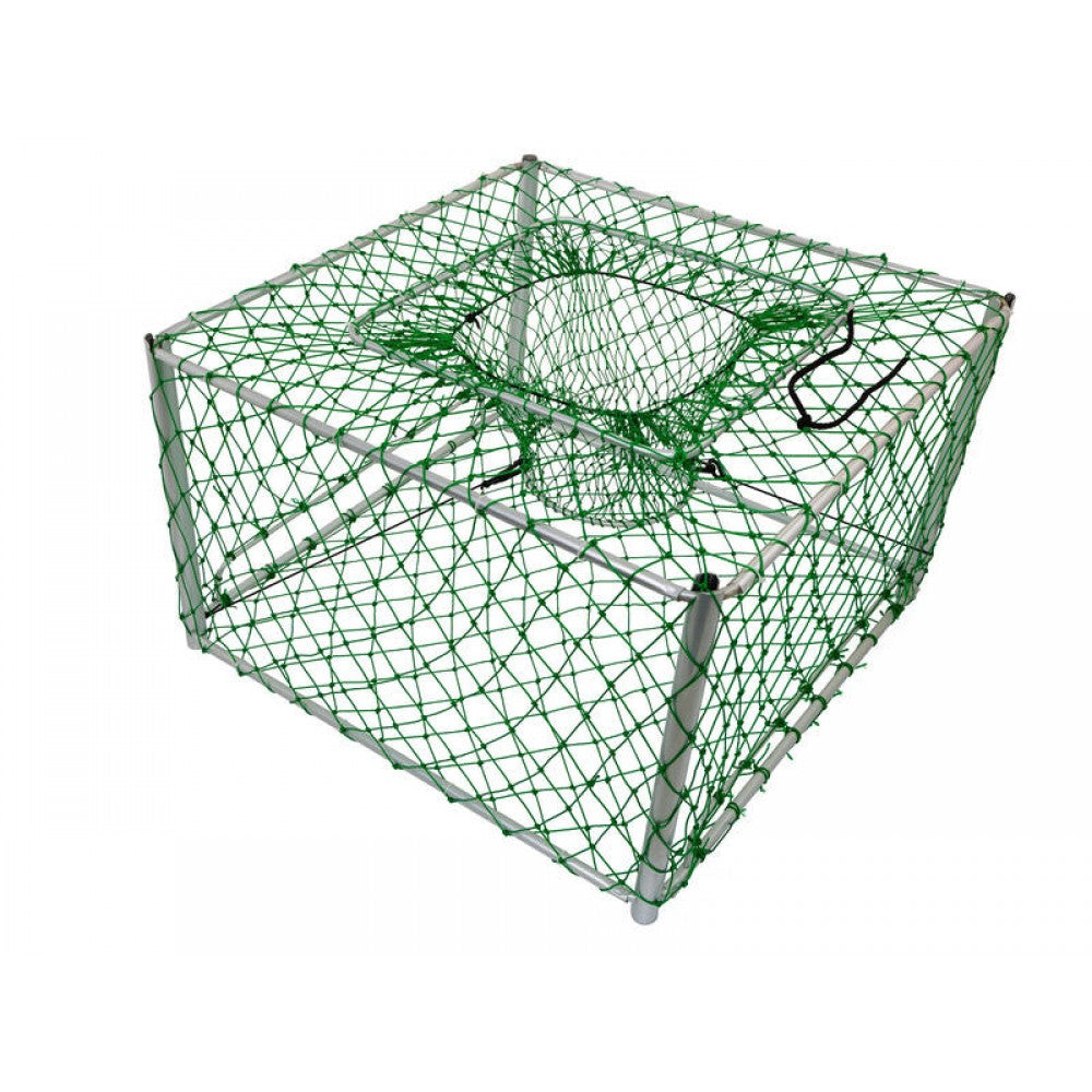 66cm Square Crayfish Pot - Collapsible Alloy Cray Pot – Big Bazaar
