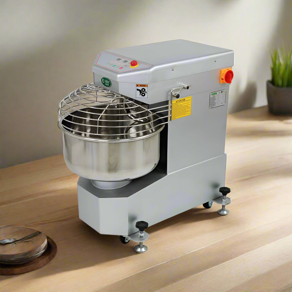34L Commercial Dough Mixer - 1.8kW Programmable Spiral Food Mixers ...