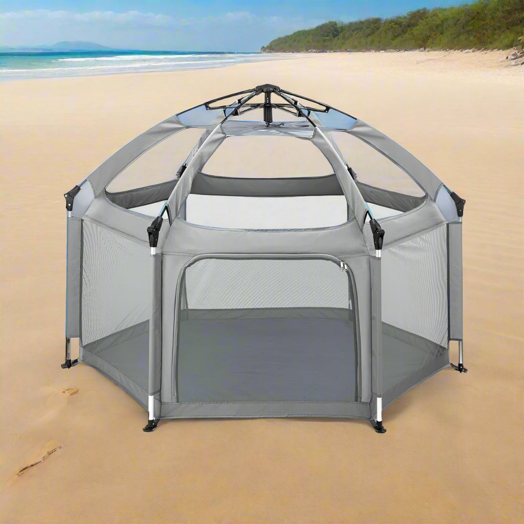 Instant Pop-Up Kids Playpen - Indoor or Outdoor - 150cm x 100cm – Big ...